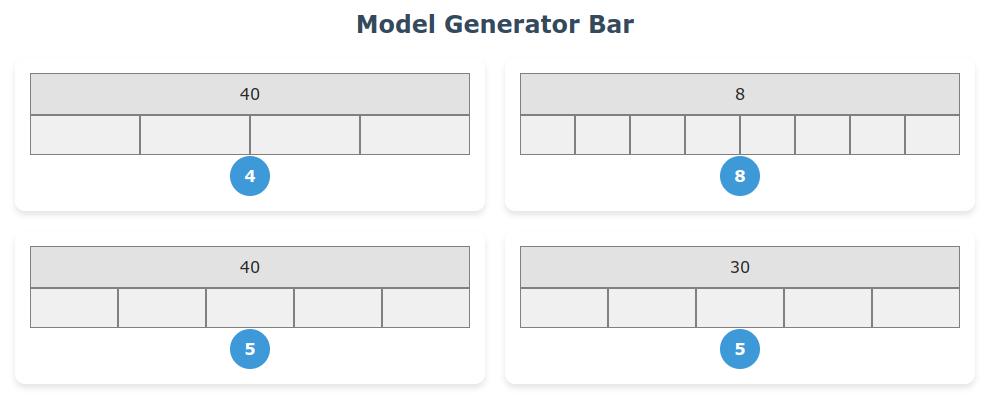 Bar Model Generator